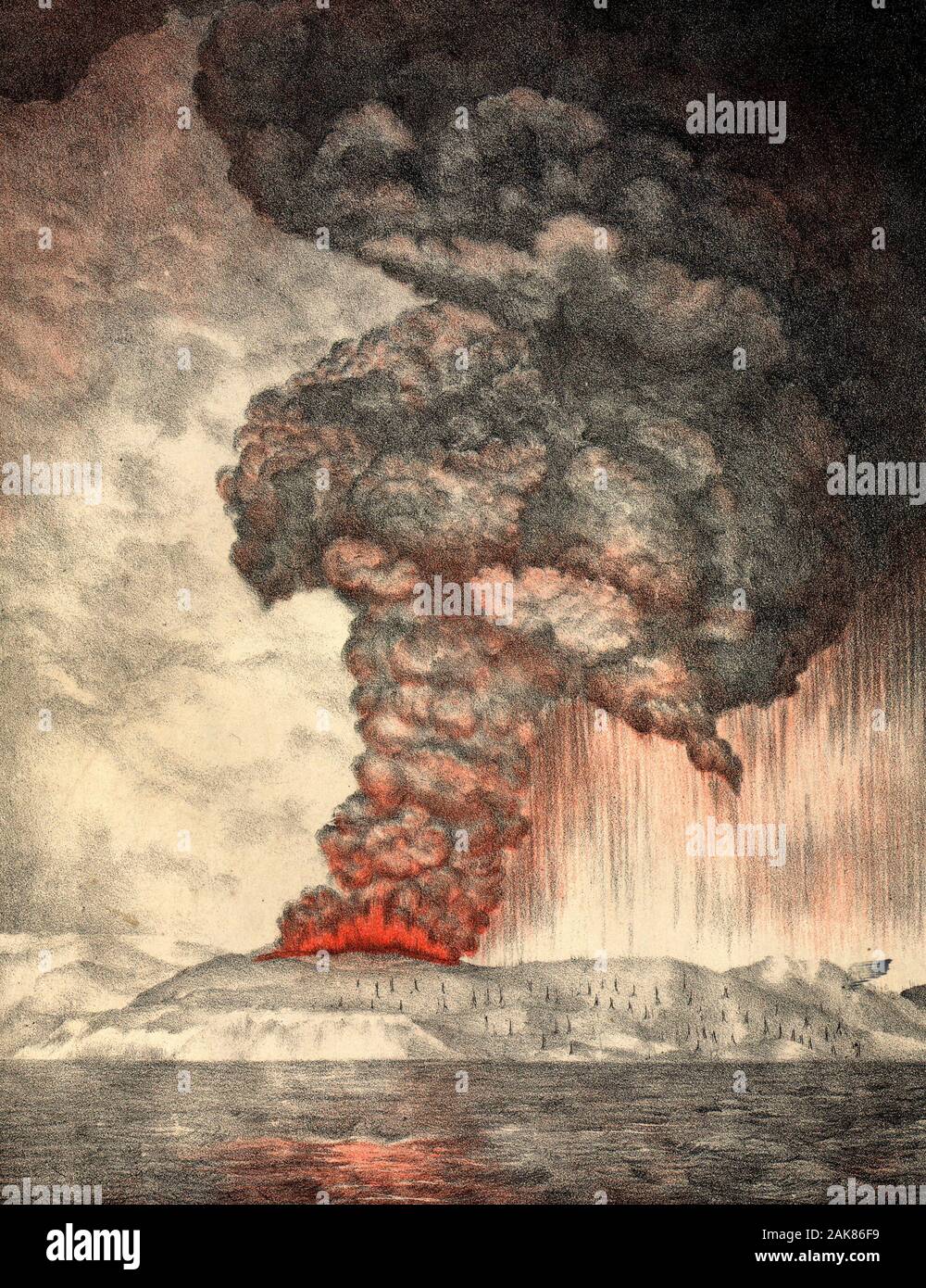 Krakatoa 1883 hi-res stock photography and images - Alamy