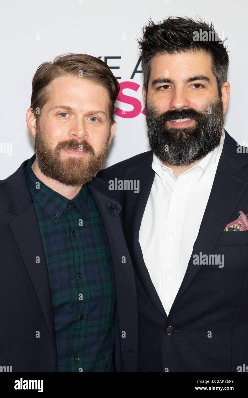 New York, NY, USA. 7th Jan, 2020. Adam Cole-Kelly, Sam Pitman at ...