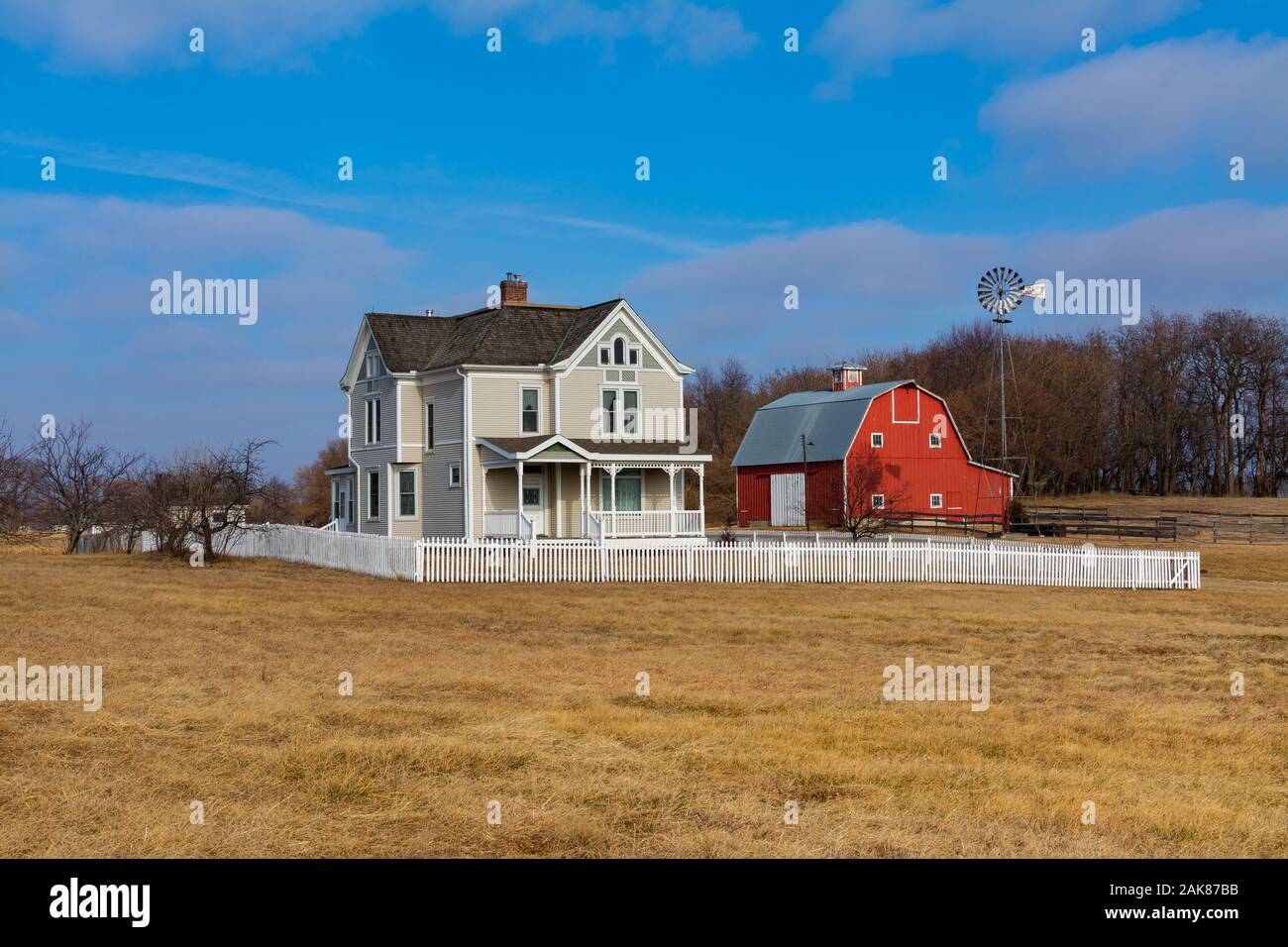 Rural farm in the Midwest Stock Photo - Alamy