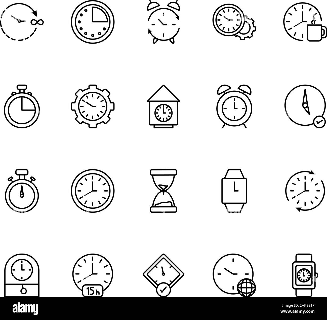 Hourglass arrows Cut Out Stock Images & Pictures - Alamy