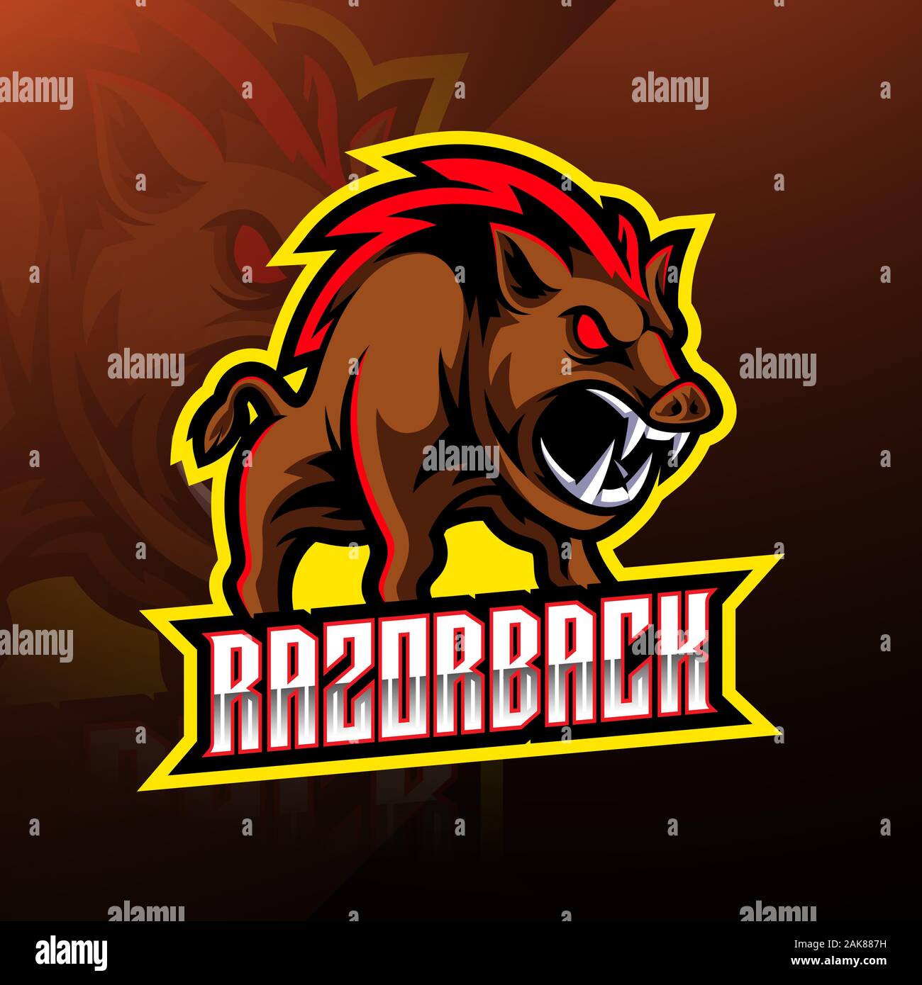 Razorback Boar Logo