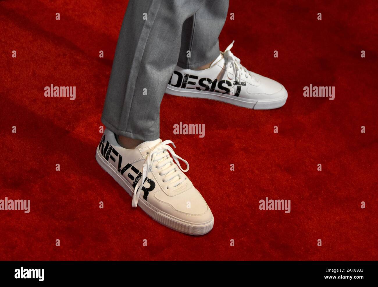 Los Angeles, California, USA 7th January 2020 Actor Edu Rocha, shoe ...