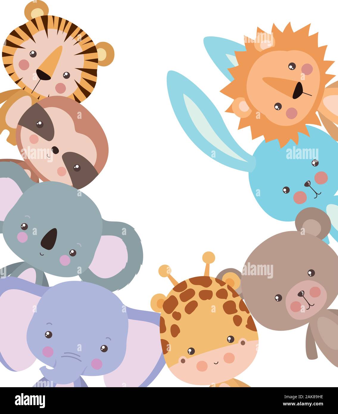 Zoo elephant cartoons Stock Vector Images - Alamy