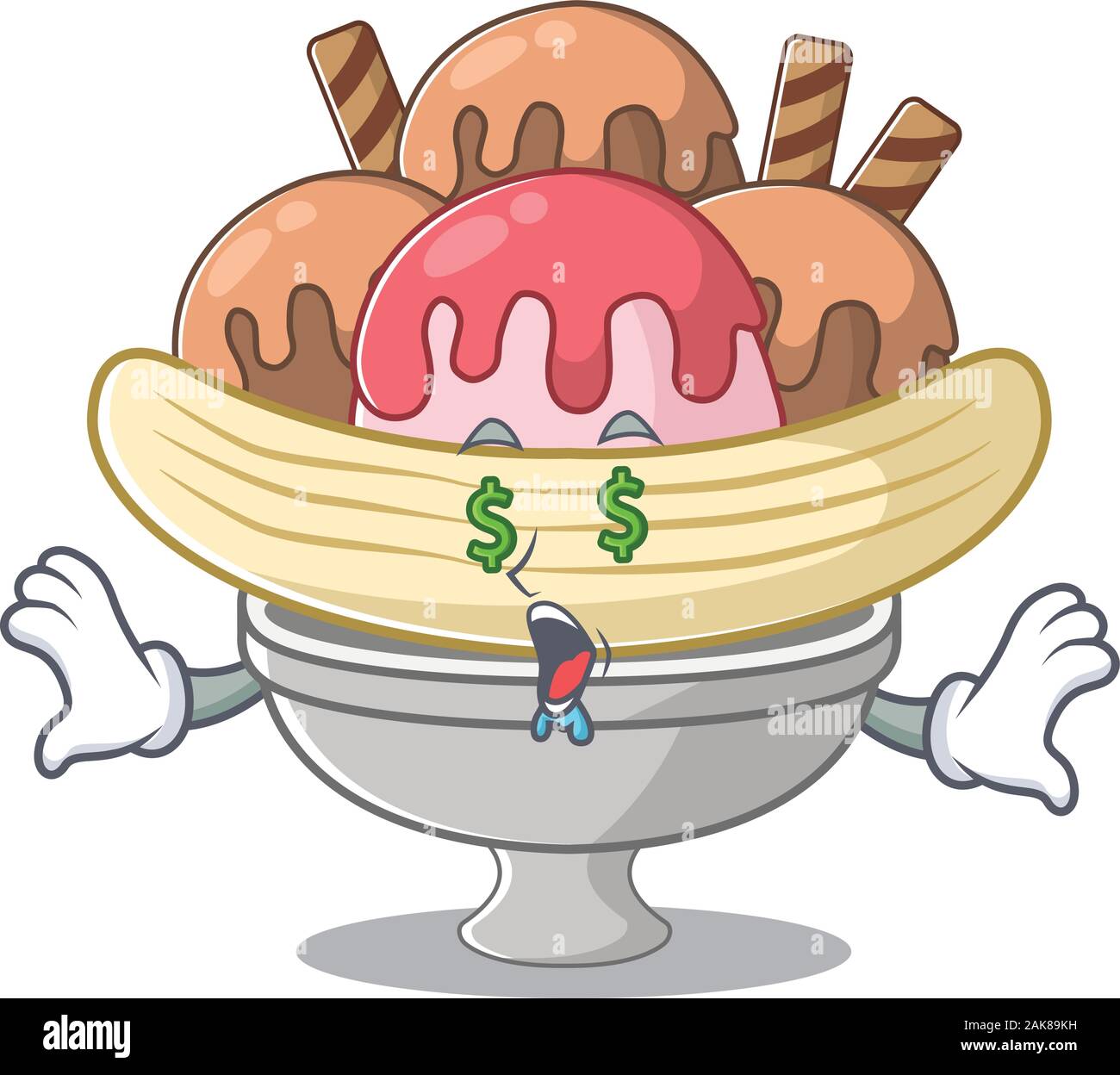 Banana Split Clipart