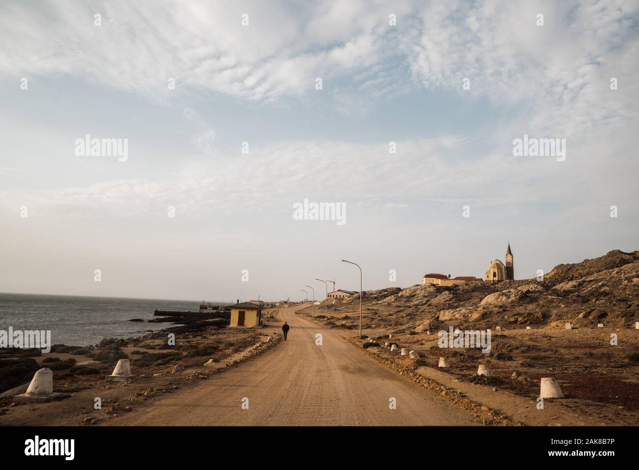 panorama photo of the city of Luederitz, Namibia Stock Photo - Alamy