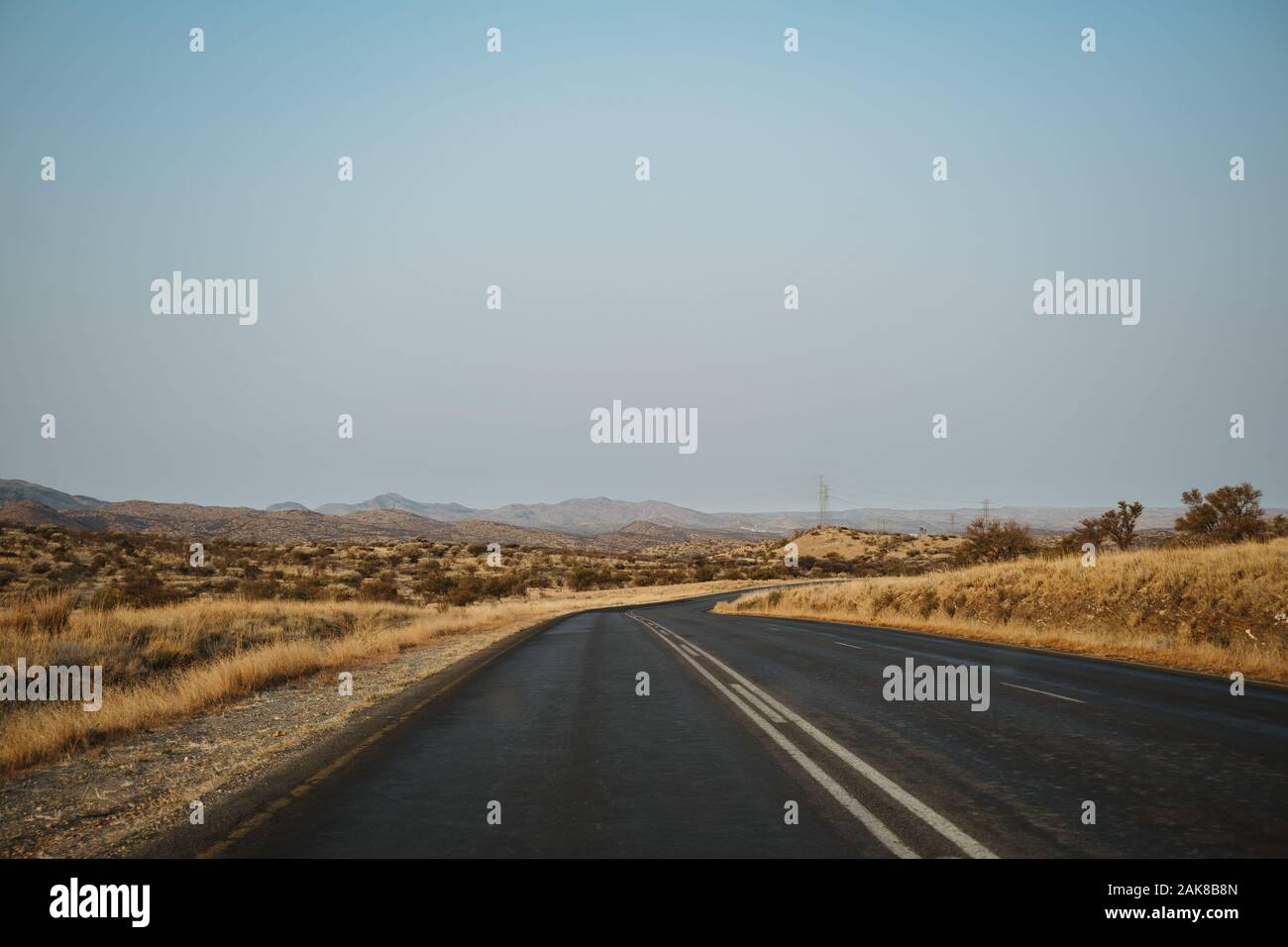 Africa namibia scenery asphalt hi-res stock photography and images - Alamy