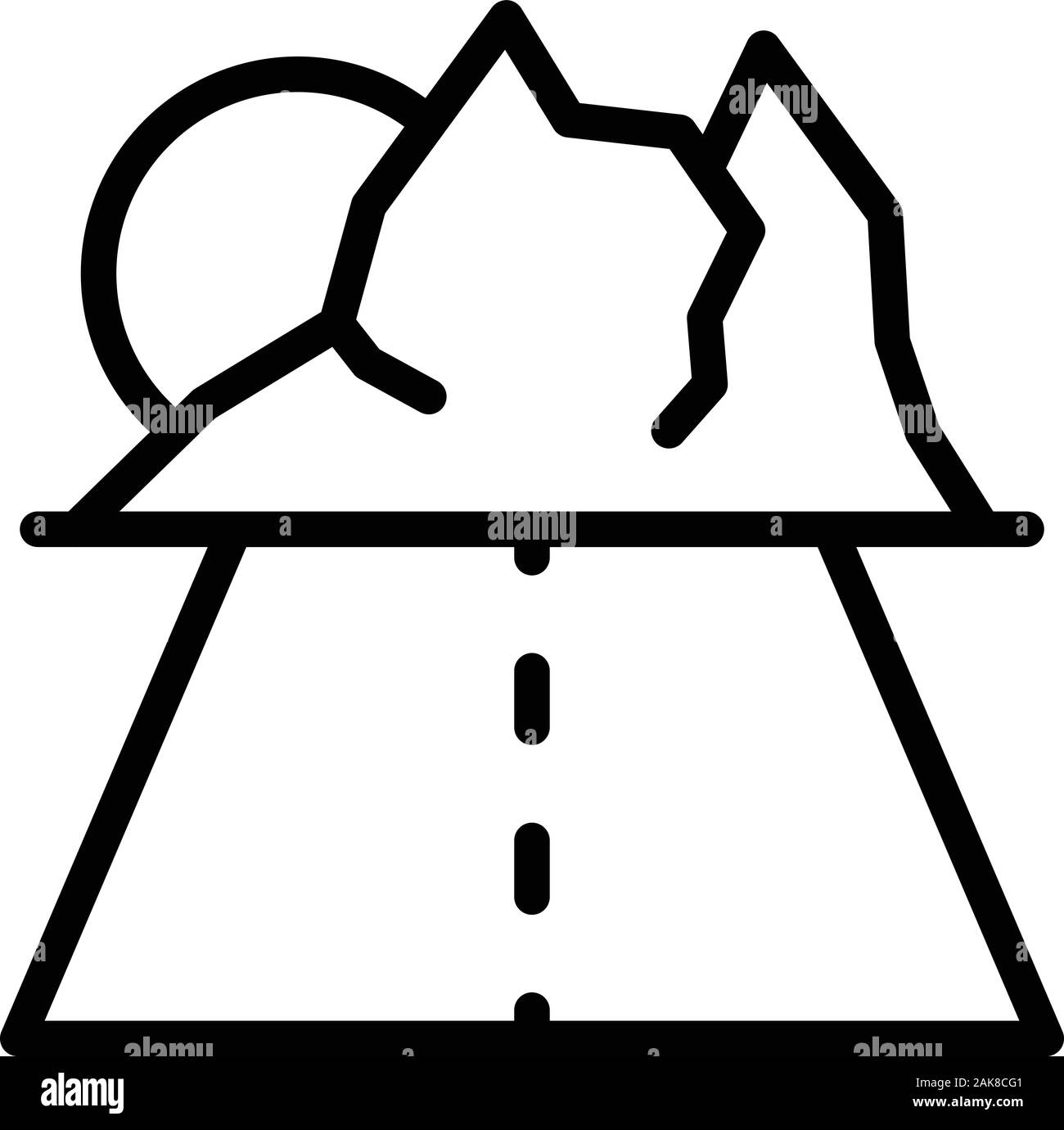 Ridge tree line Stock Vector Images - Alamy
