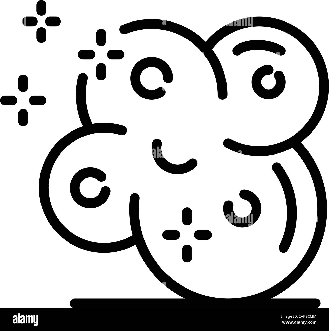 Wash bubbles icon, outline style Stock Vector Image & Art - Alamy