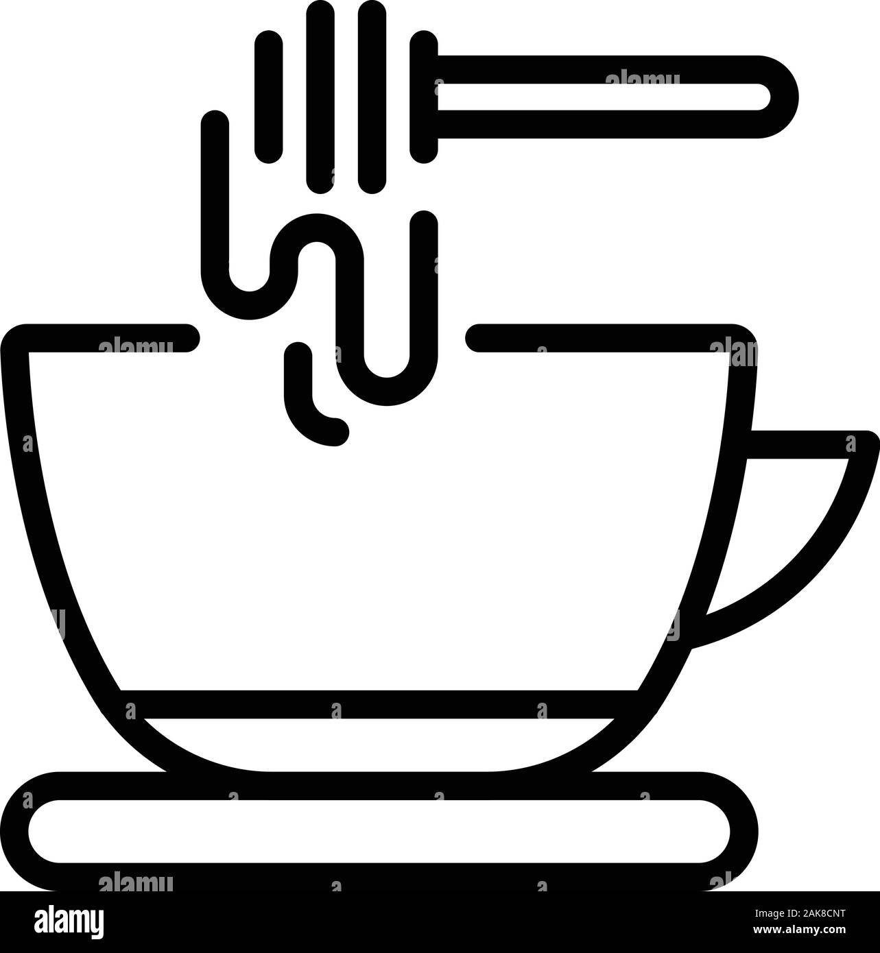 Ginger tea with tea bag Cut Out Stock Images & Pictures - Alamy