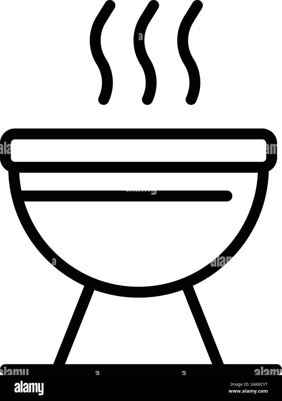 Bbq cooking icon, outline style Stock Vector Image & Art - Alamy