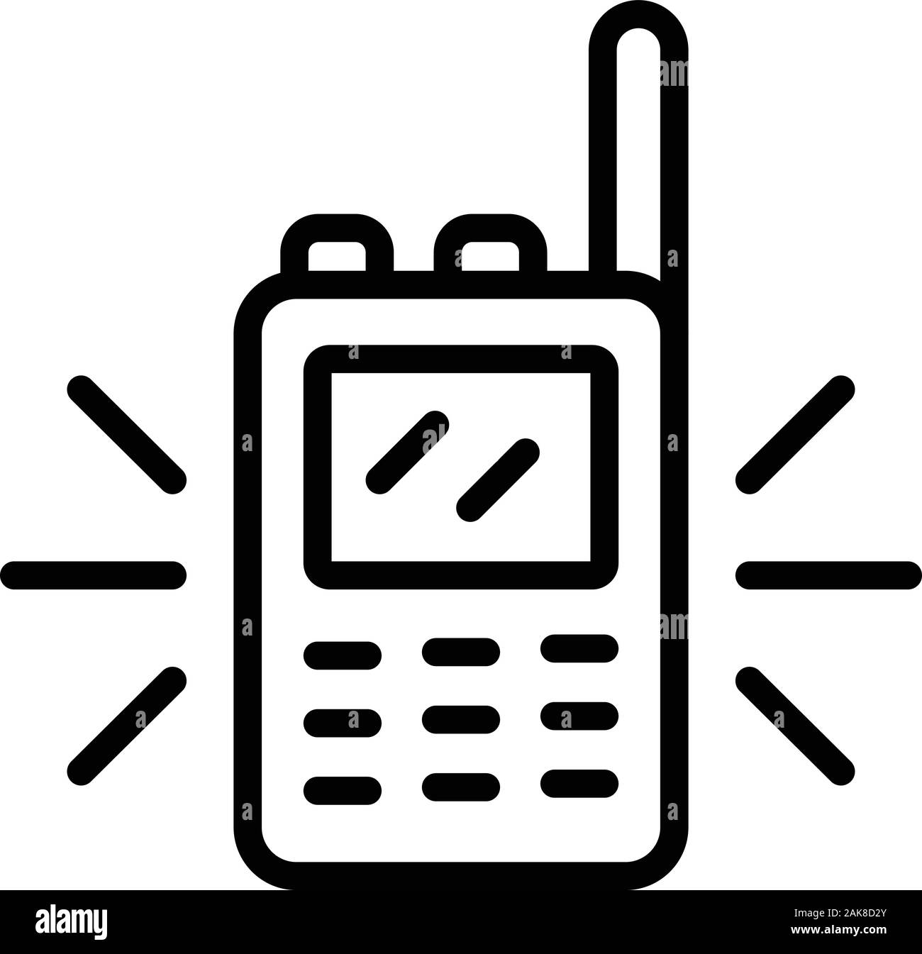 Military equipment walkie talkie Black and White Stock Photos & Images ...