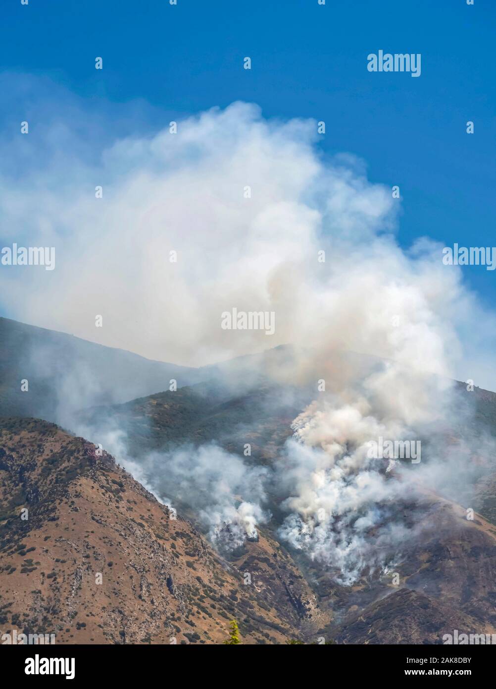 Aerial view white smoke from hi-res stock photography and images - Alamy