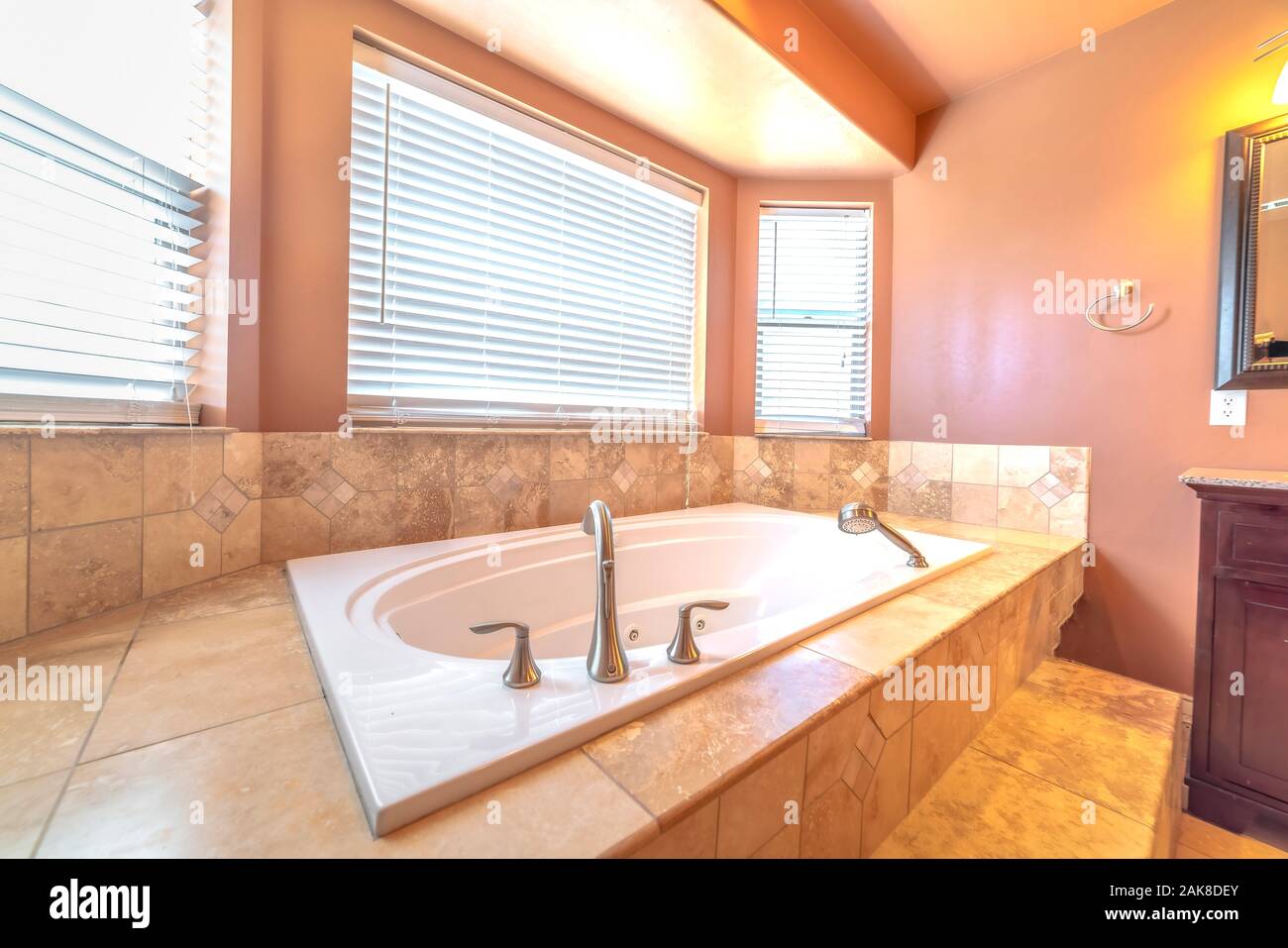 Windows bathroom bathtub bay hi-res stock photography and images - Alamy