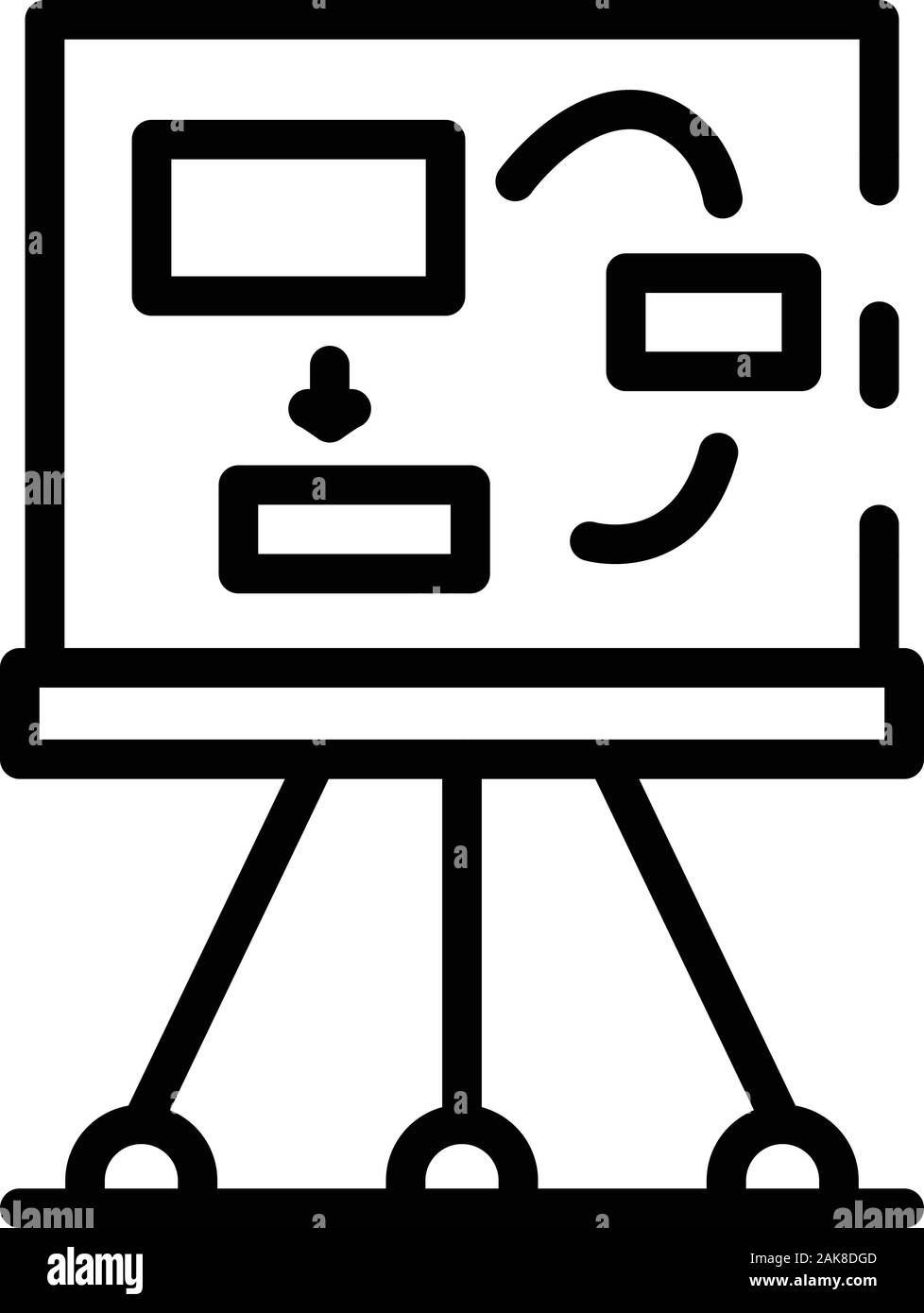 Scheme banner lesson icon, outline style Stock Vector Image & Art - Alamy