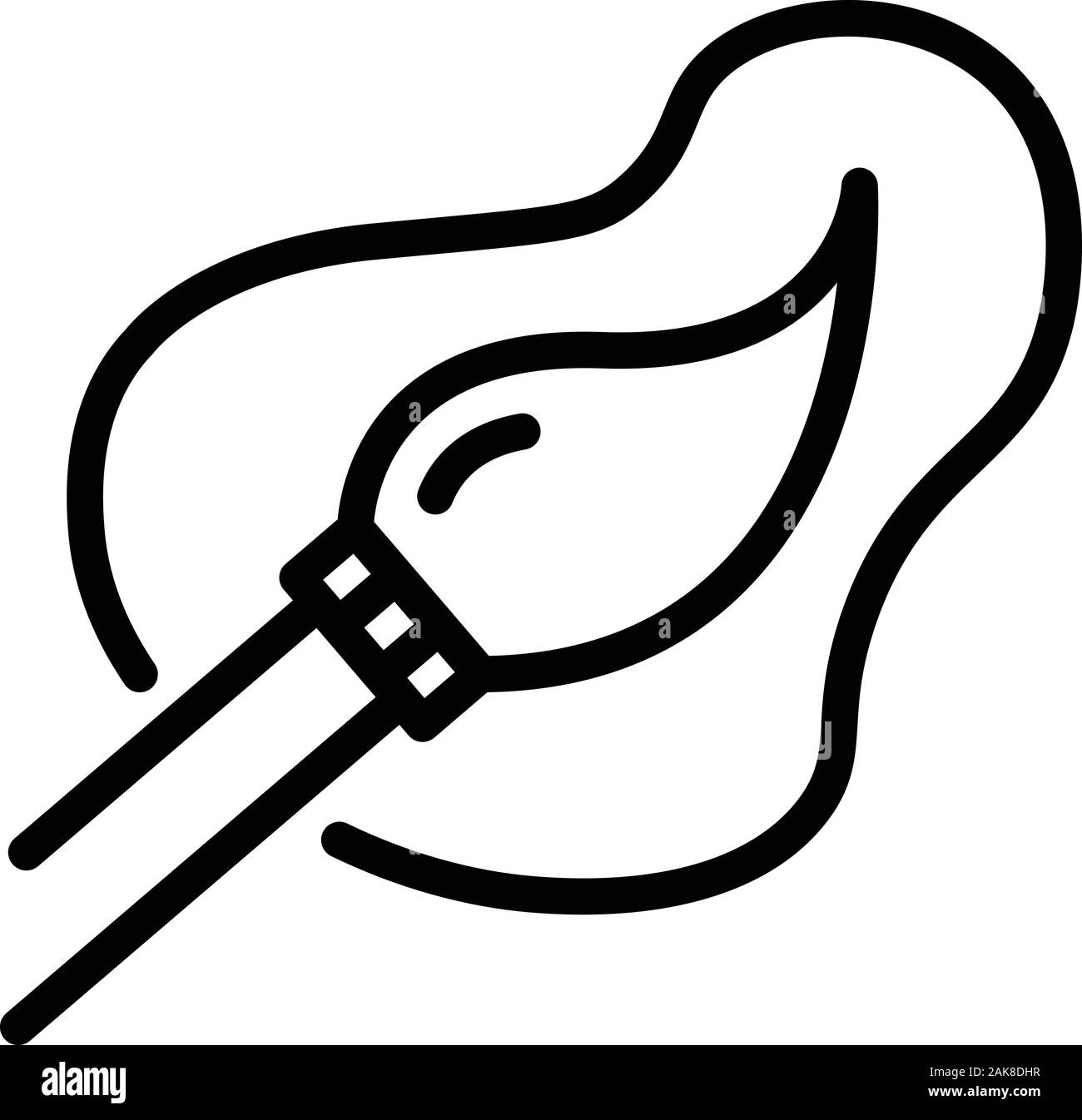Paint pencil icon, outline style Stock Vector Image & Art - Alamy