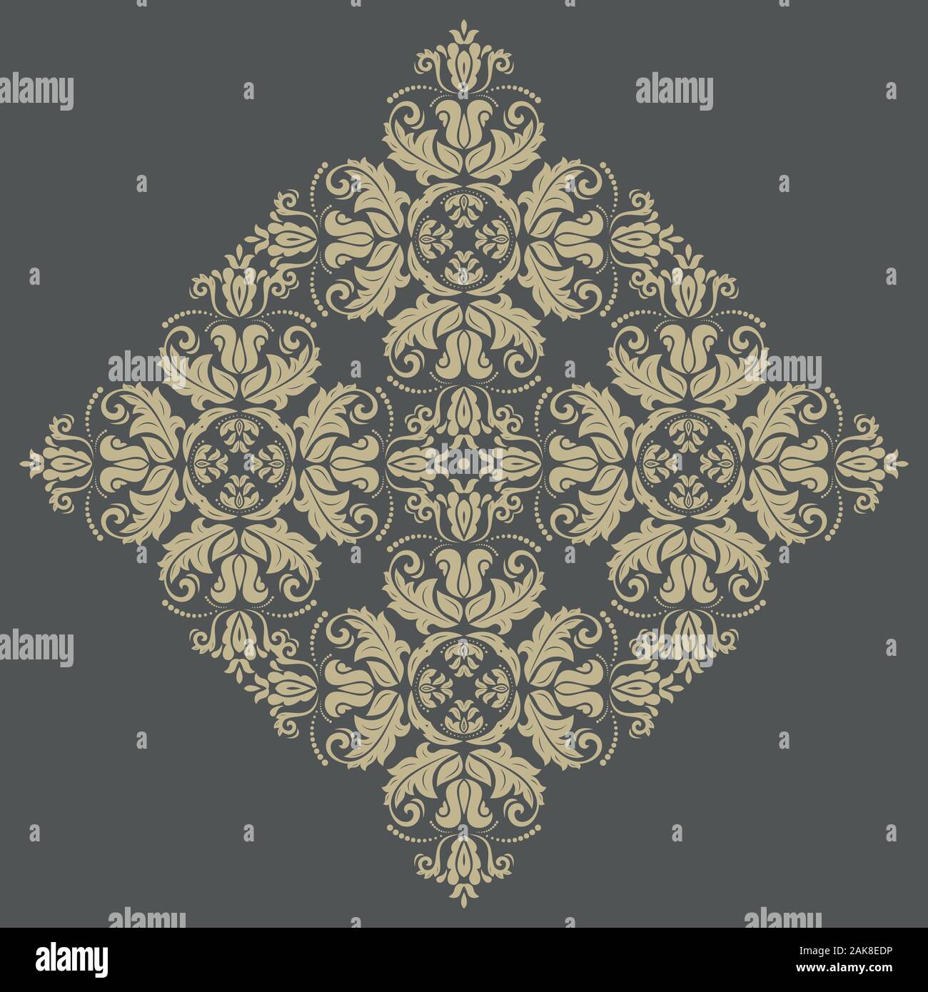 Damask Vector Orient Pattern Stock Vector Image & Art - Alamy