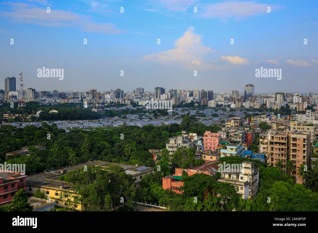 Aerial view of slum hi-res stock photography and images - Alamy