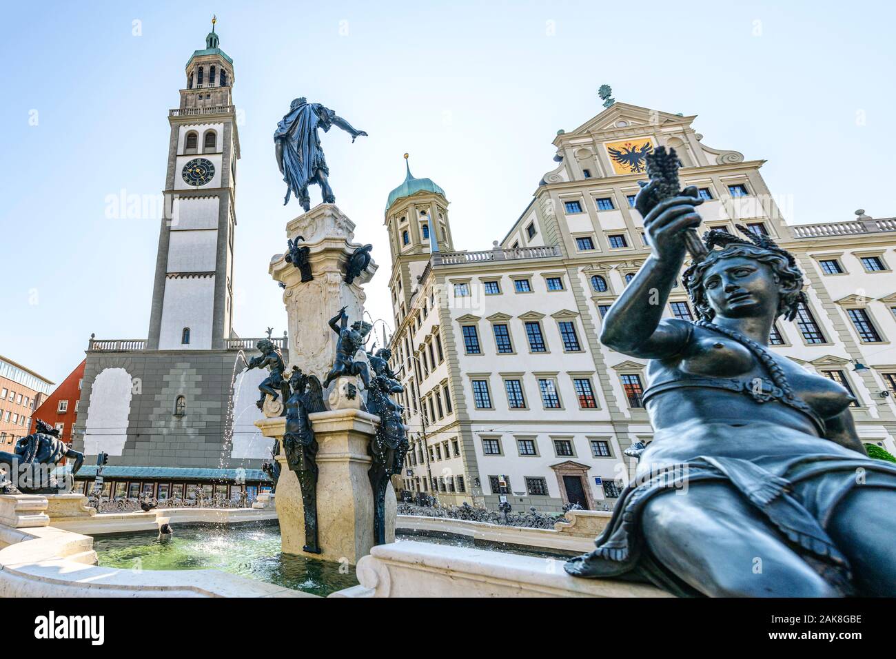 Augustusbrunnen augsburg hi-res stock photography and images - Alamy