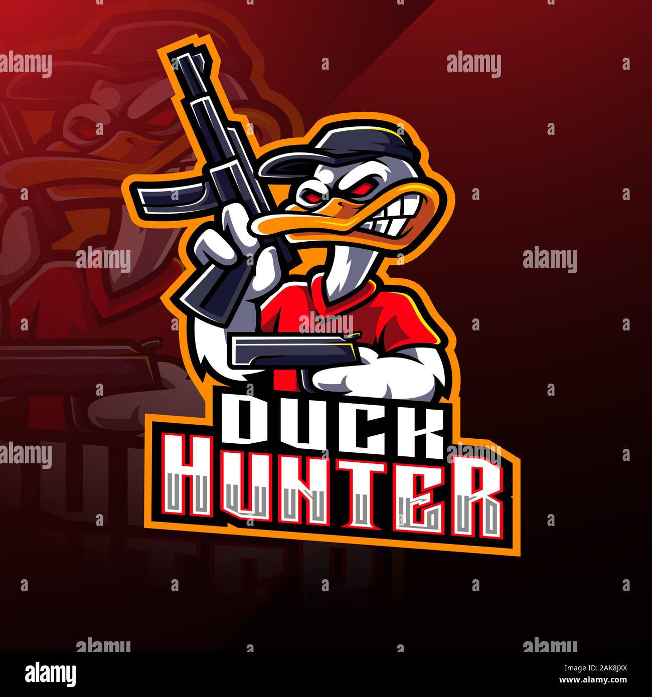 Bird hunter shot Stock Vector Images - Alamy