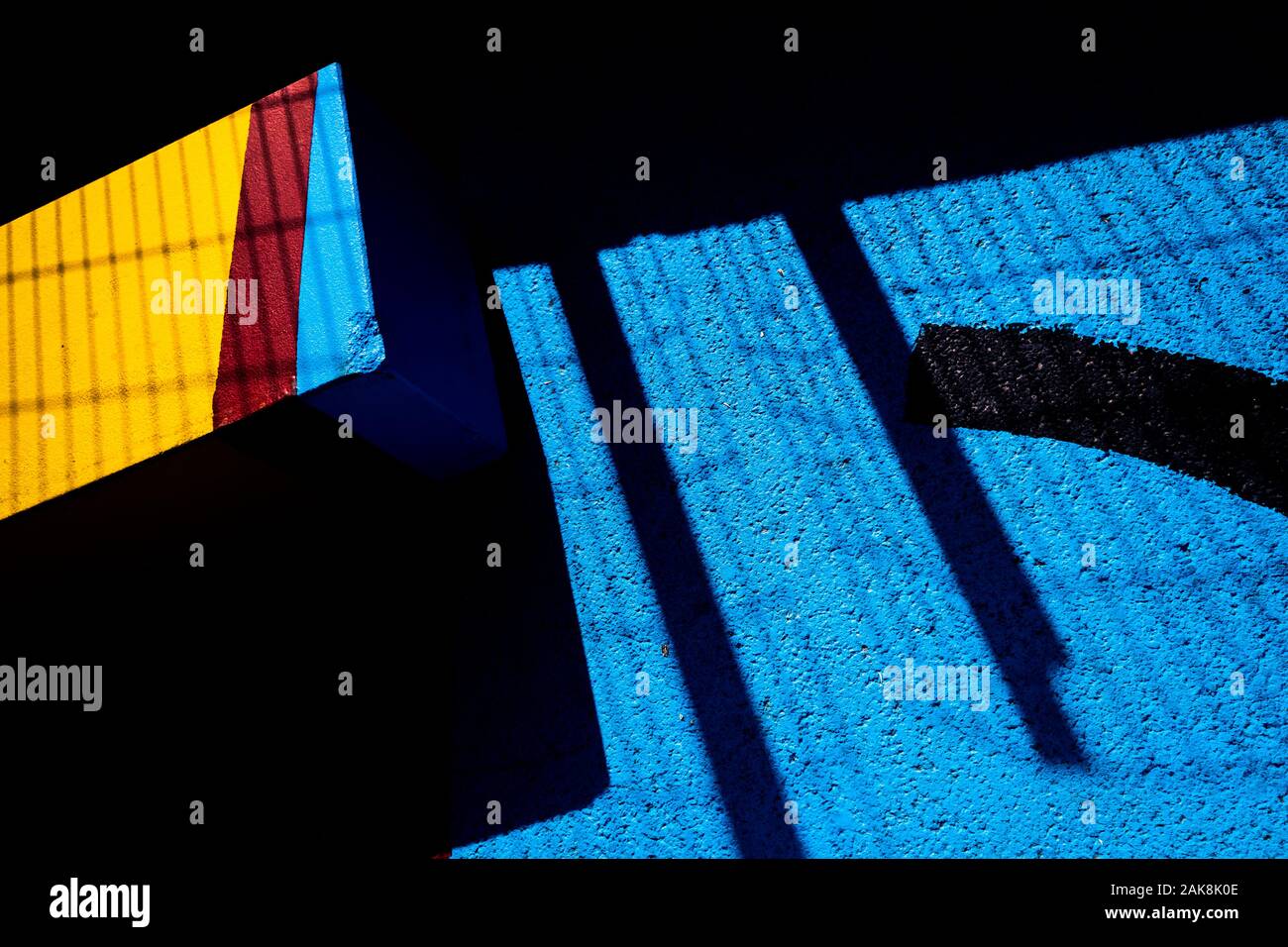 Shadows and lights on a rough painted surface Stock Photo - Alamy