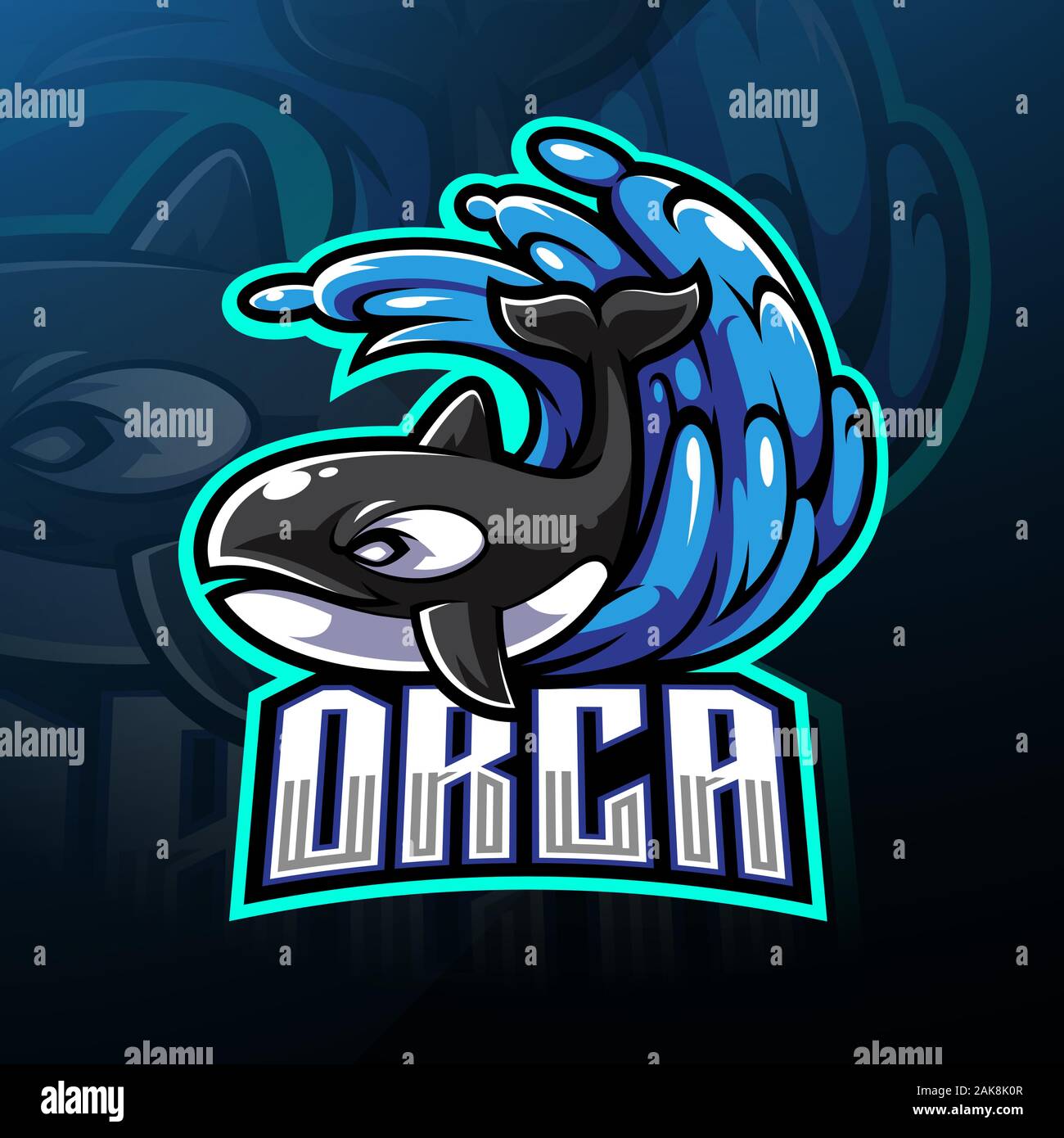 Dolphins Mascot Logo