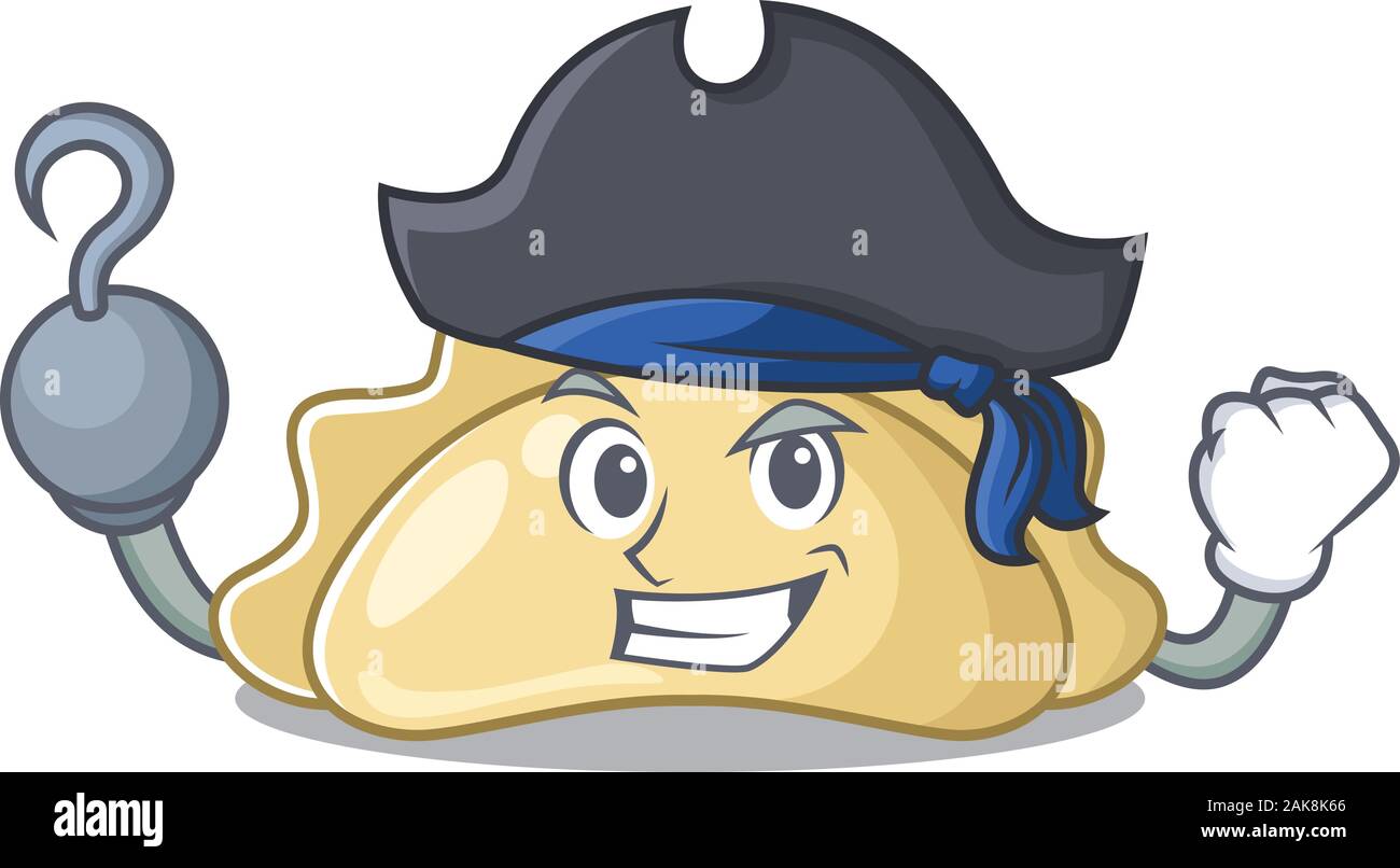 cool and funny pierogi cartoon style wearing hat Stock Vector Image ...