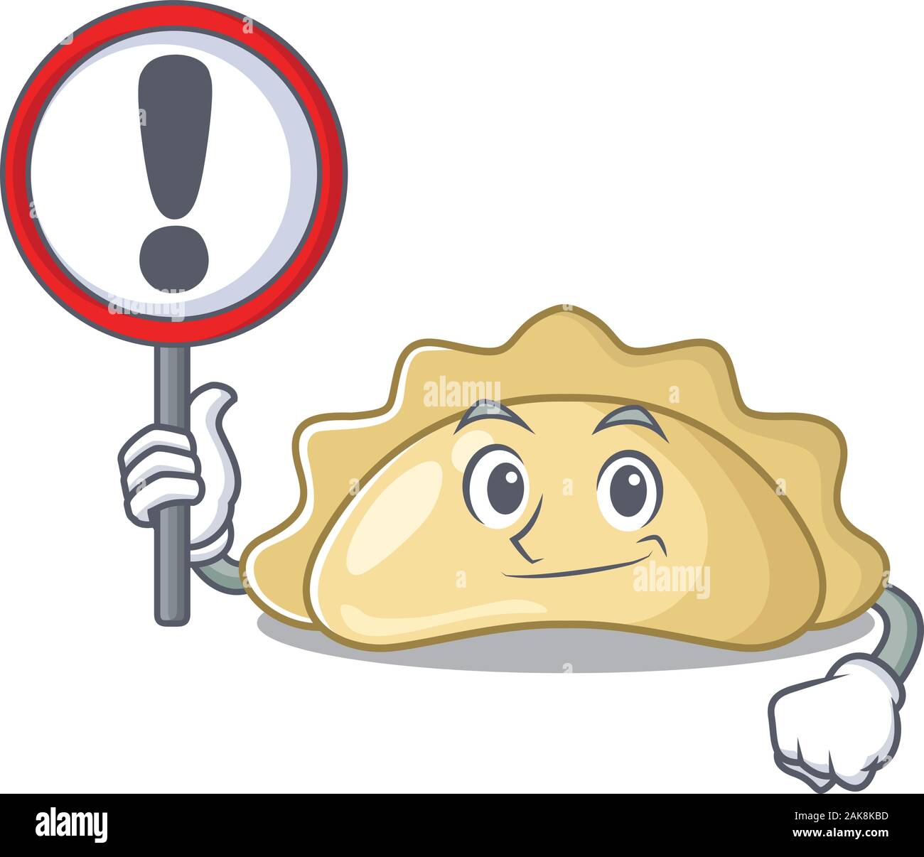 cool and funny pierogi raised up a Sign Stock Vector Image & Art - Alamy