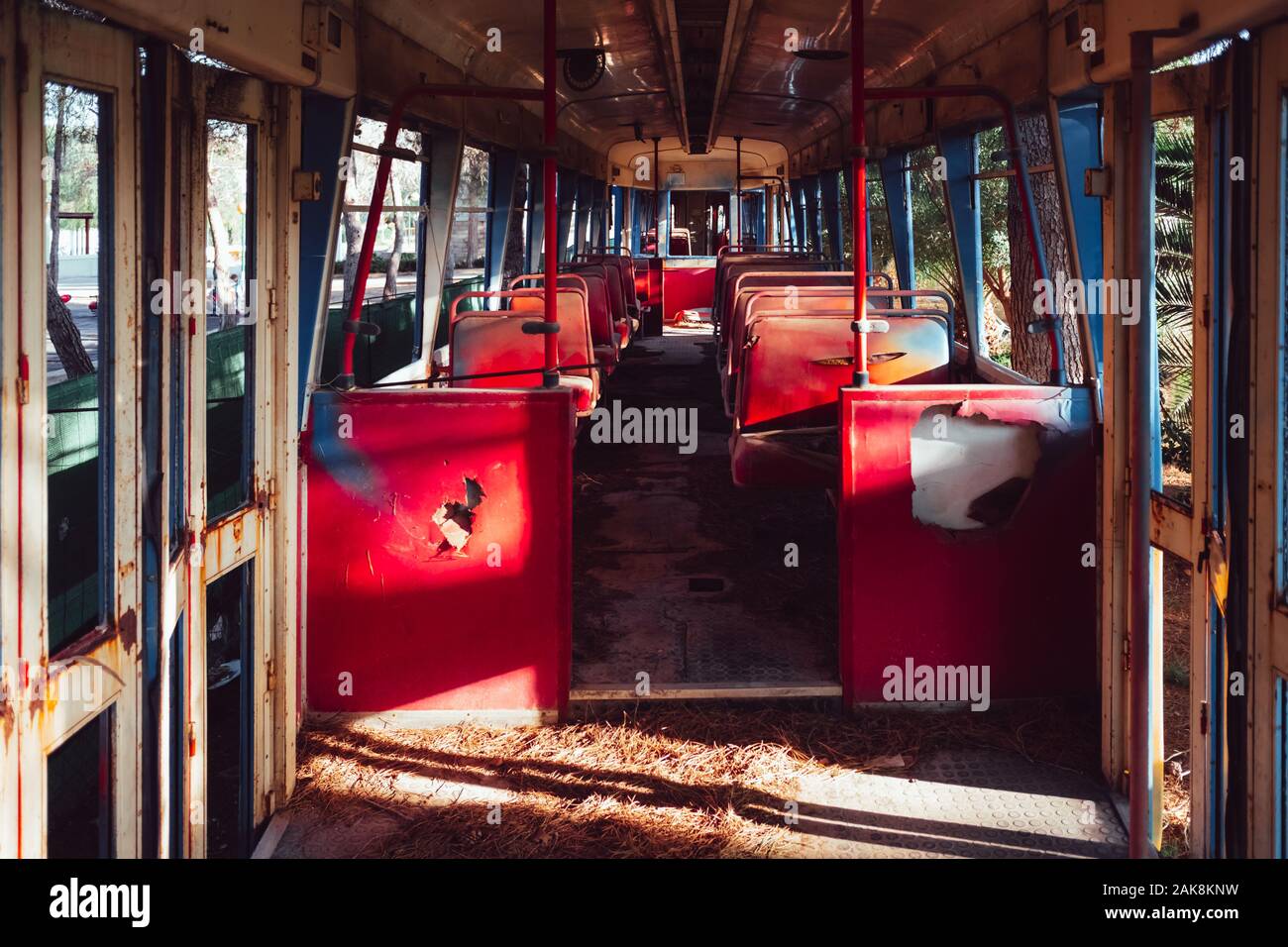 Vintage subway carriage interior hi-res stock photography and images ...