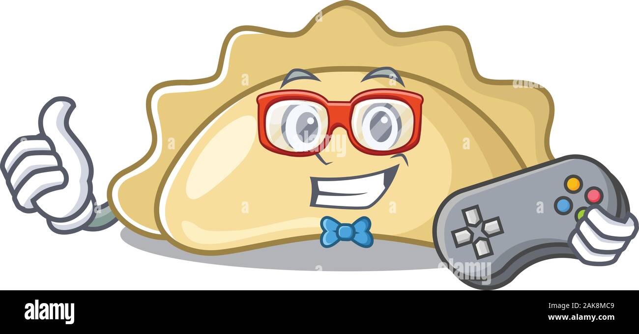 Smiley gamer pierogi cartoon in mascot style Stock Vector Image & Art ...