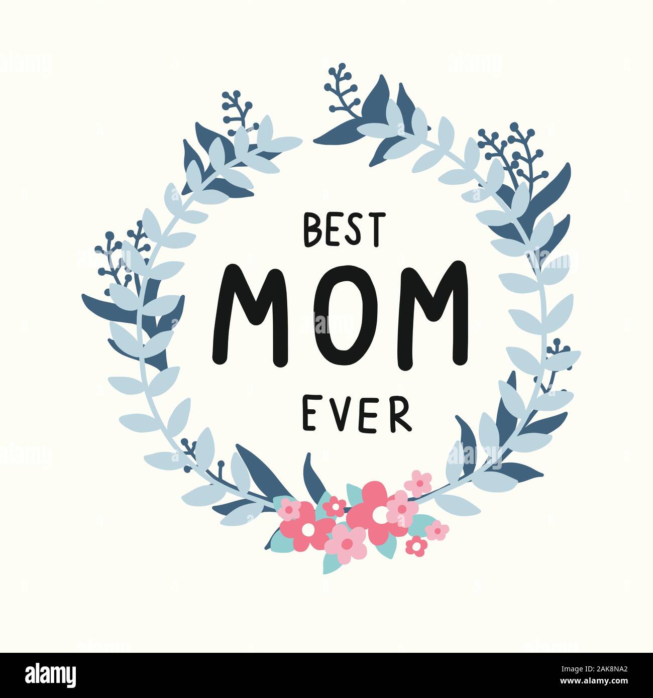 Woman in flower wreath Cut Out Stock Images & Pictures - Alamy