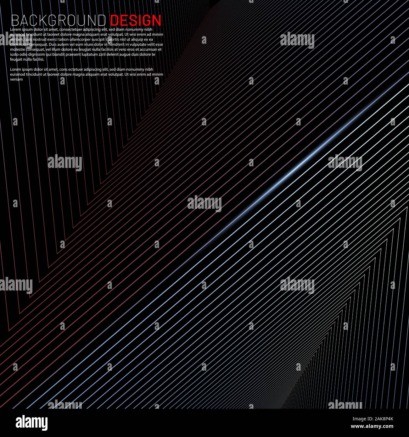 Abstract vector background of geometric and radiant lines. New texture ...