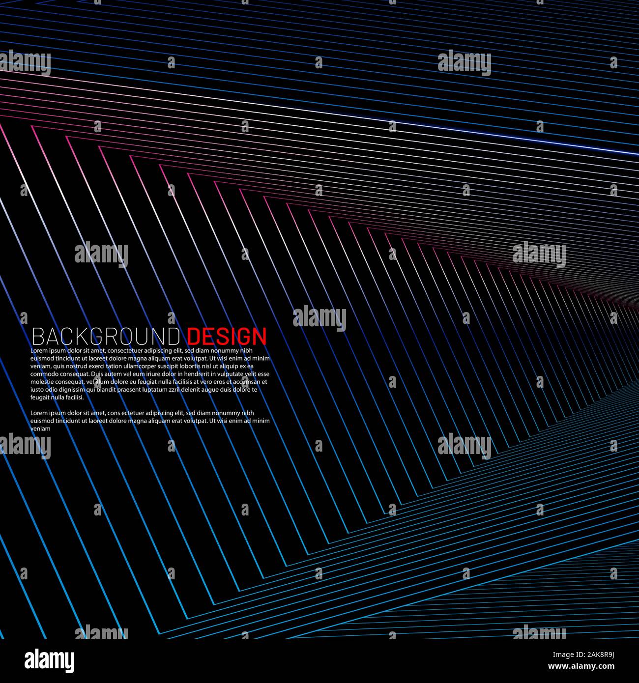 Abstract vector background of geometric and radiant lines. New texture ...