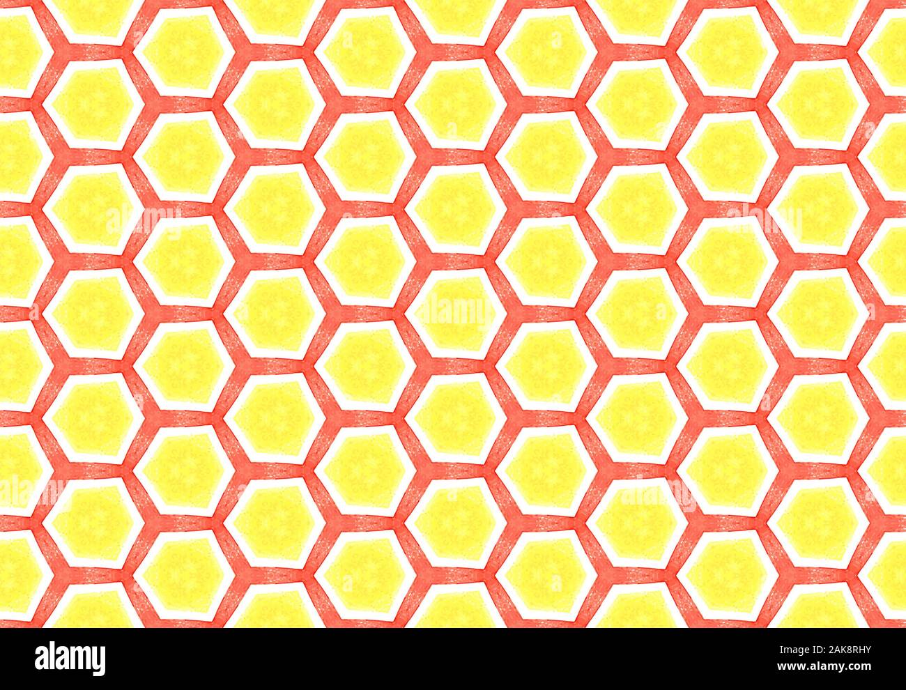 Watercolor seamless geometric pattern design illustration. Background ...