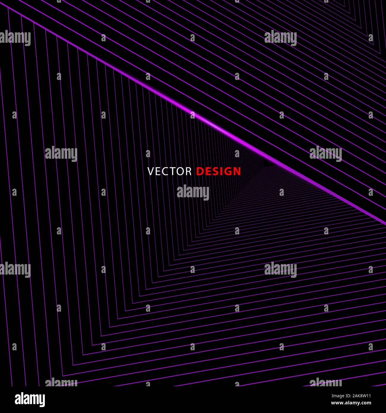 Abstract vector background of geometric and radiant lines. New texture ...