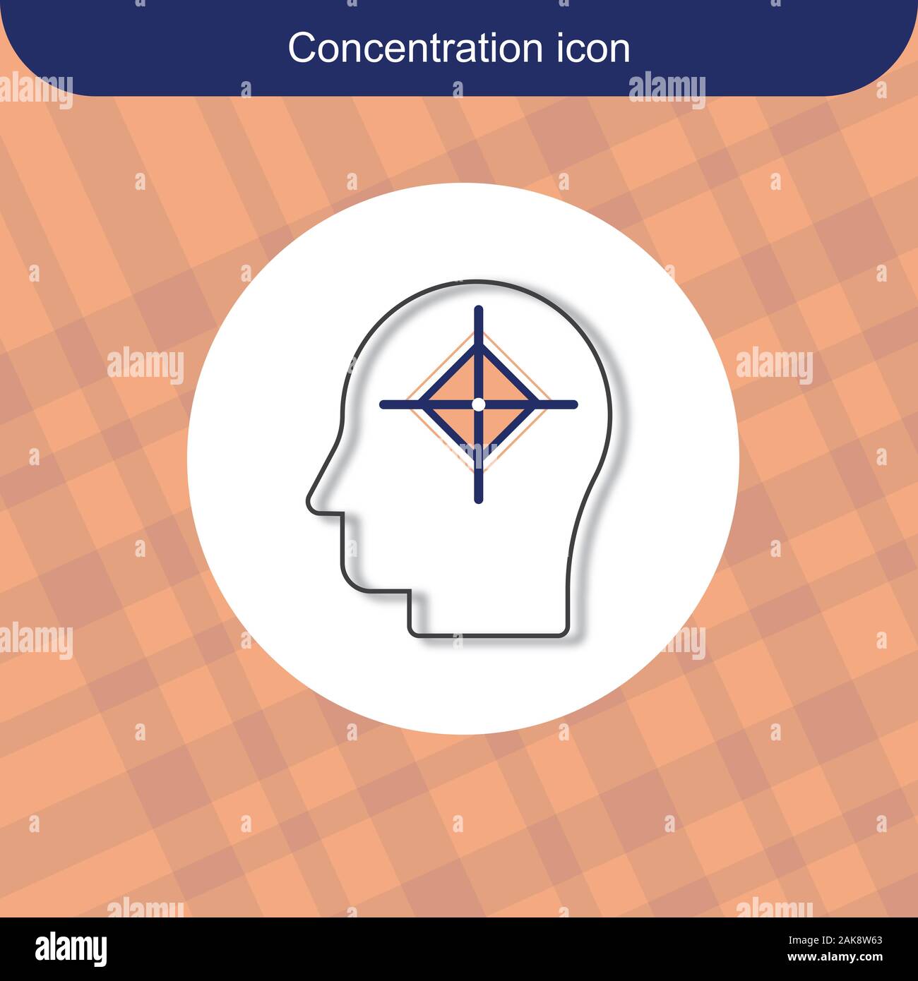 Human mental process line icons set stock illustration Stock Photo - Alamy