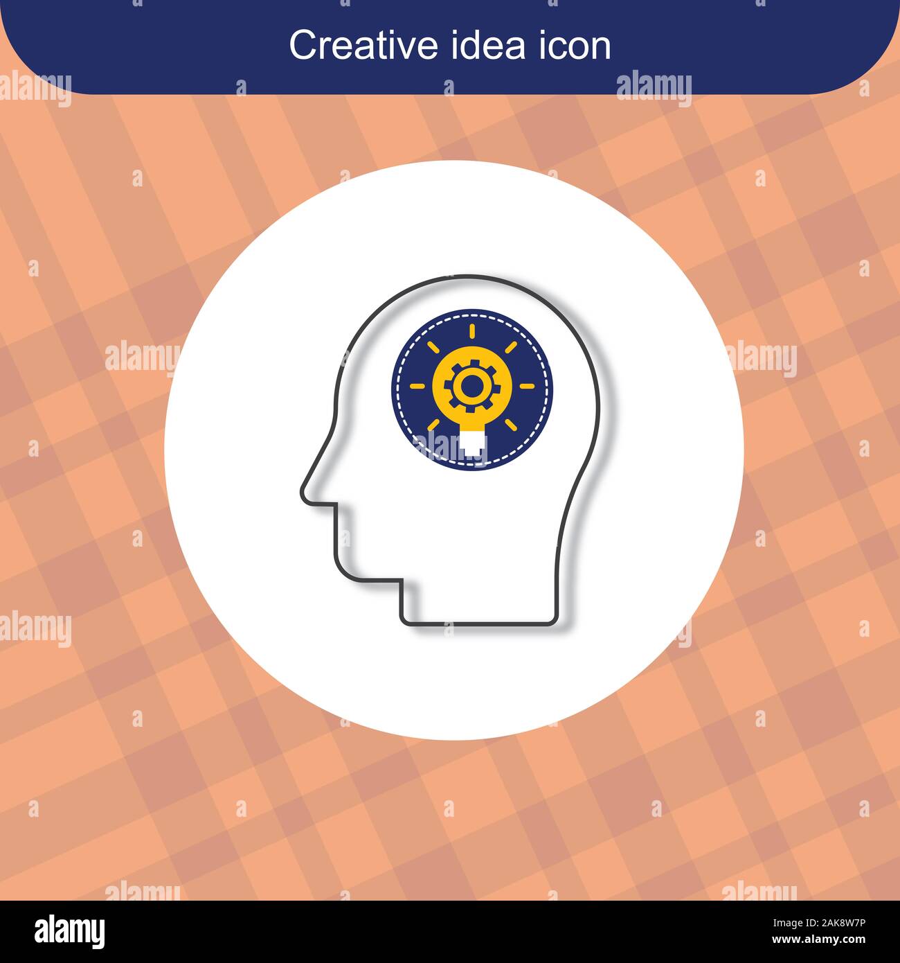 Innovation or innovative idea symbol icon Stock Photo - Alamy