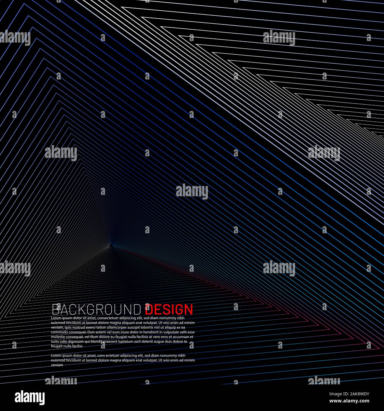 Abstract vector background of geometric and radiant lines. New texture ...