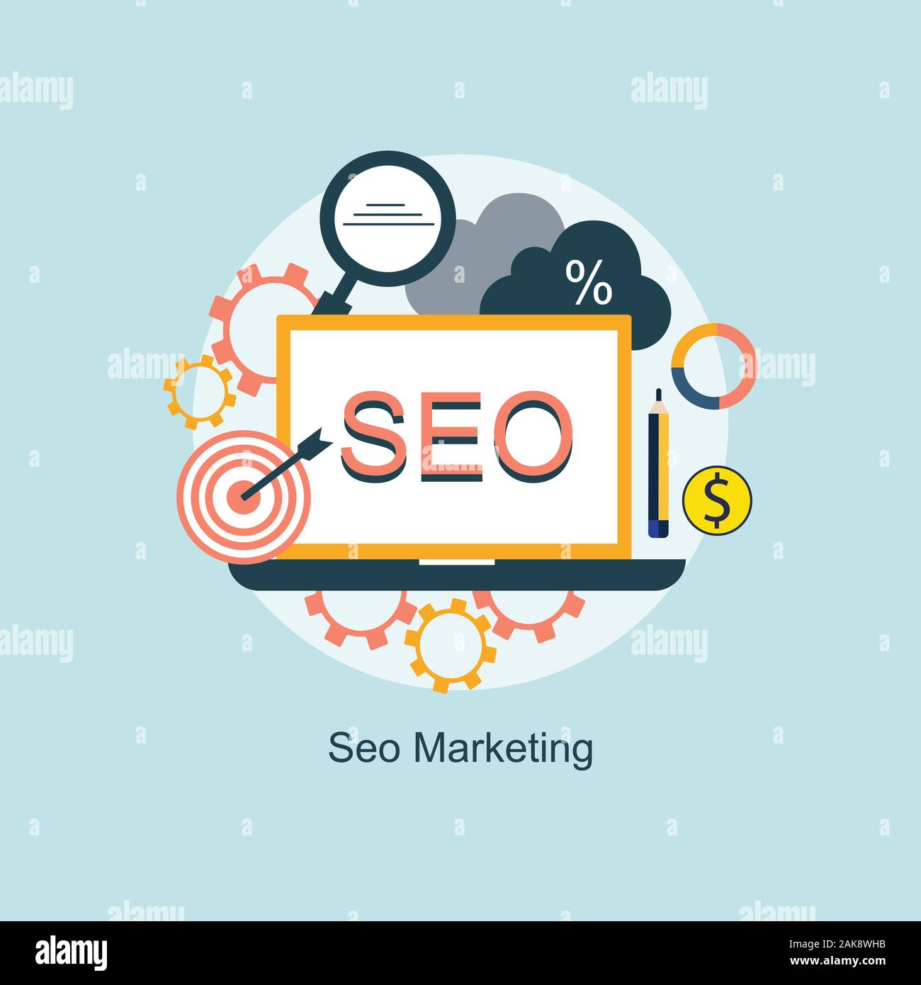 marketing stock vector Stock Photo - Alamy