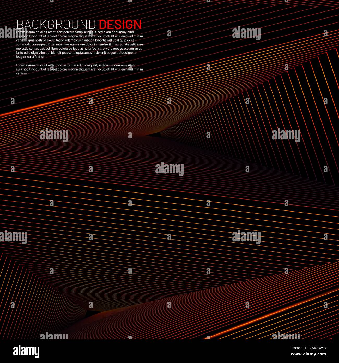 Abstract vector background of geometric and radiant lines. New texture ...