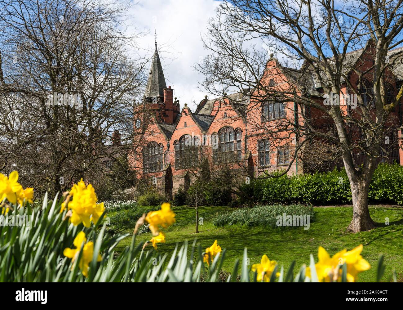 The Lyceum and Dell, Port Sunlight, Wirral, England Stock Photo - Alamy