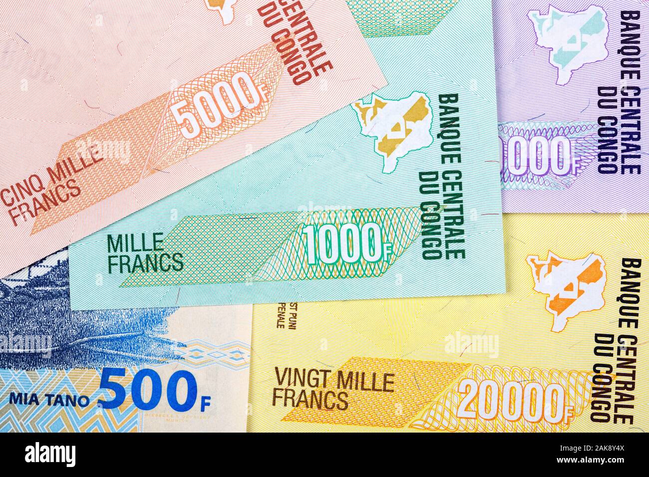Congo currency hi-res stock photography and images - Alamy