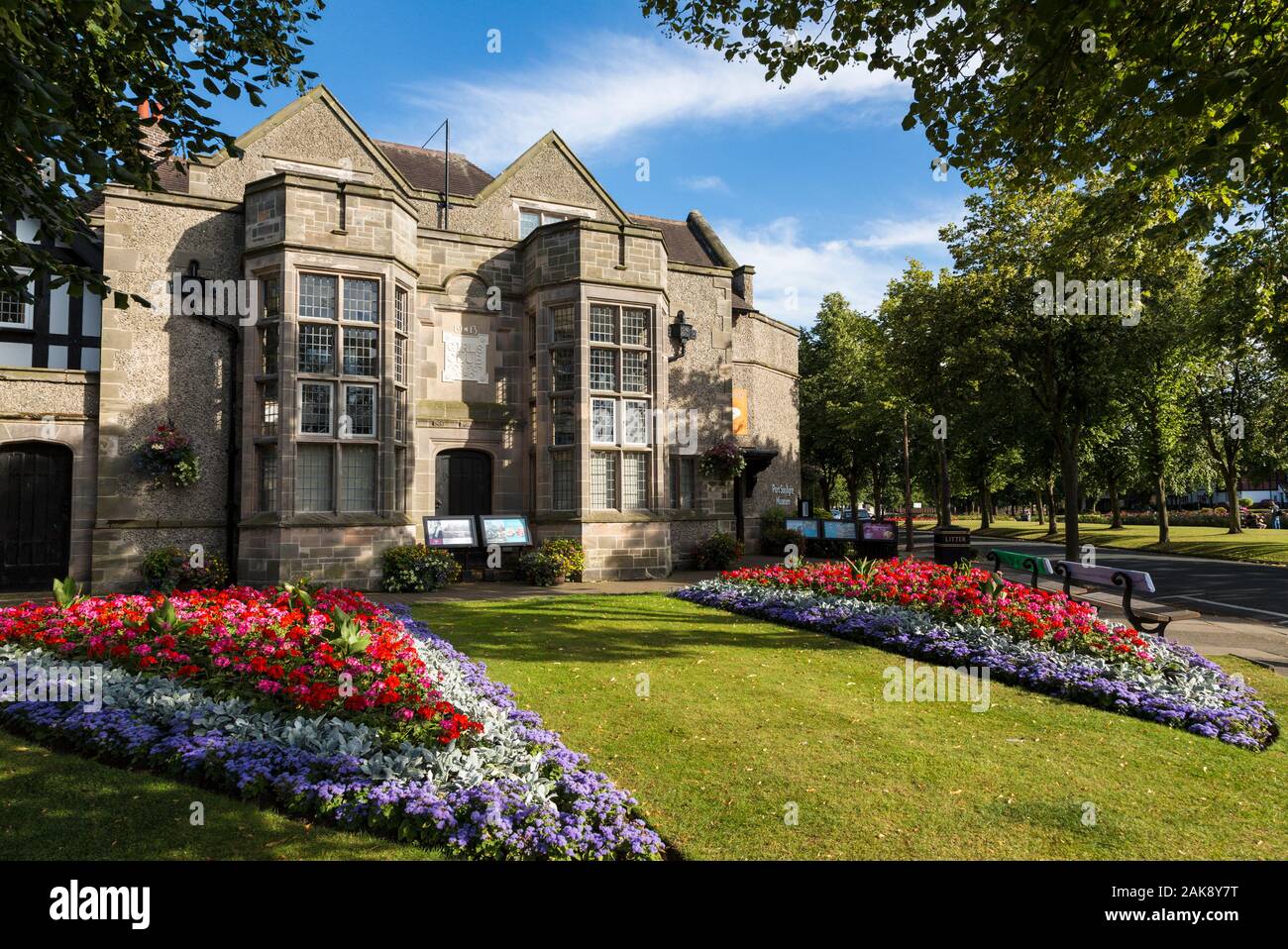Port Sunlight Village Trust museum building, Wirral, England Stock ...