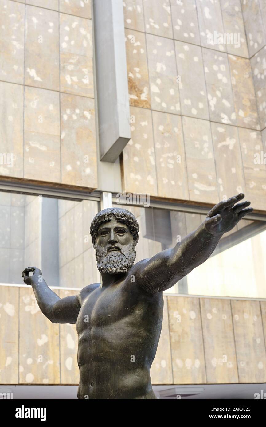 statue of Zeus(or Poseidon) of Artemision Stock Photo - Alamy