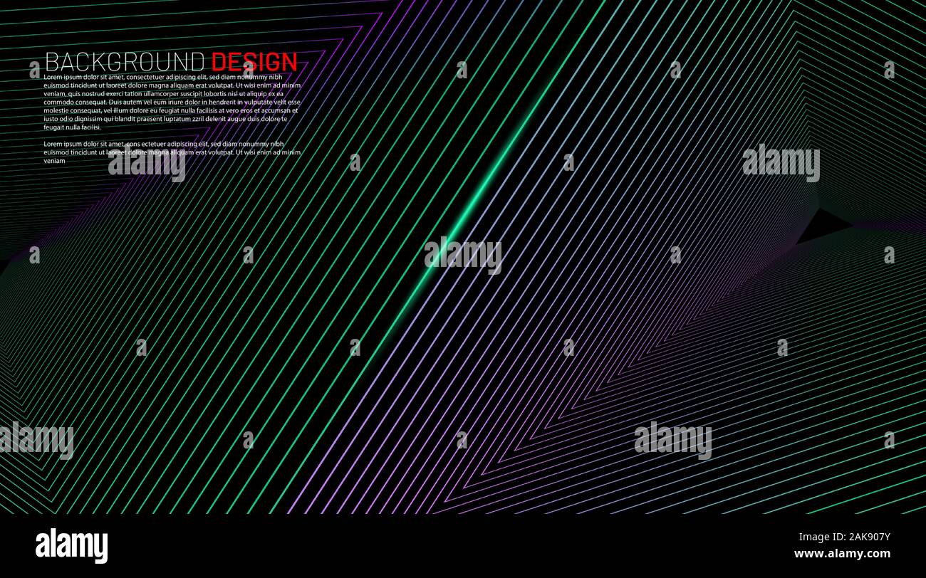 Abstract vector background of geometric and radiant lines. New texture ...