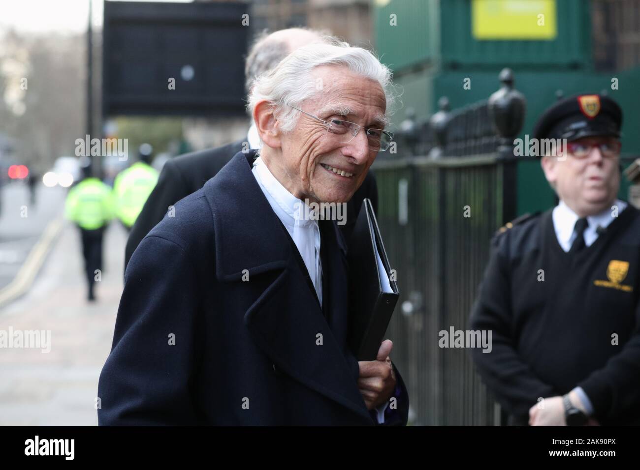 Lord Speaker Lord Fowler arriving to attend the Service for a New ...