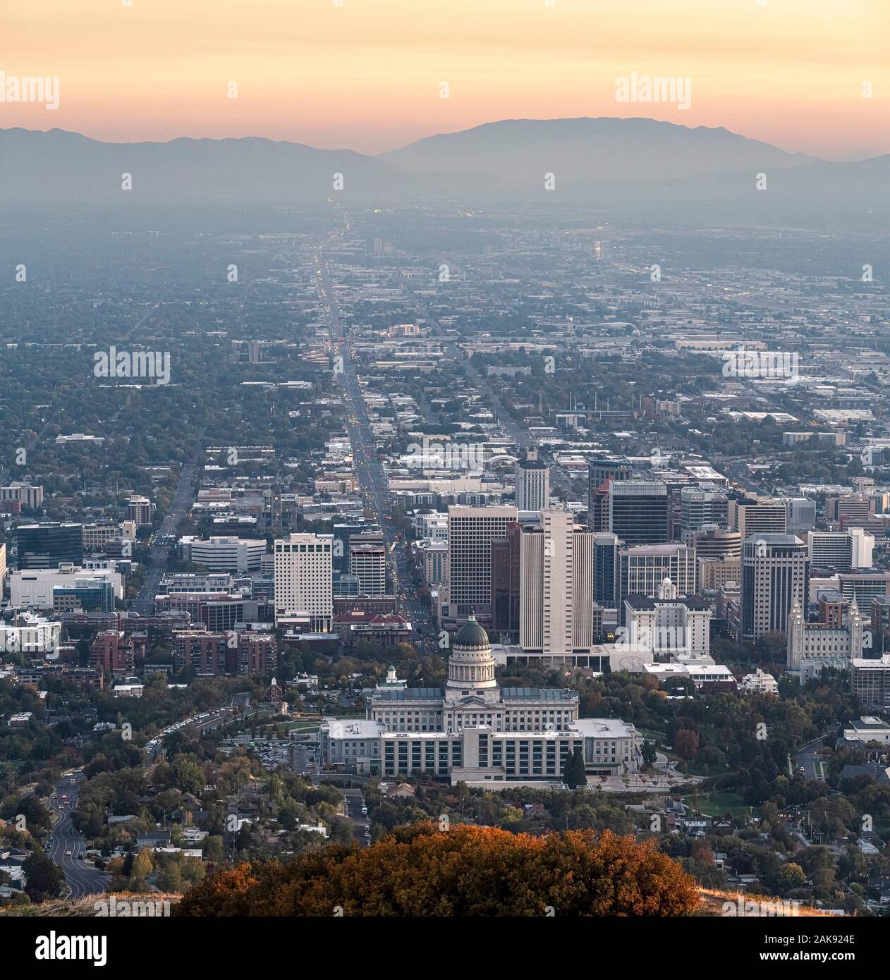 Aerial view of the Utah State Capitol Building Stock Photo - Alamy