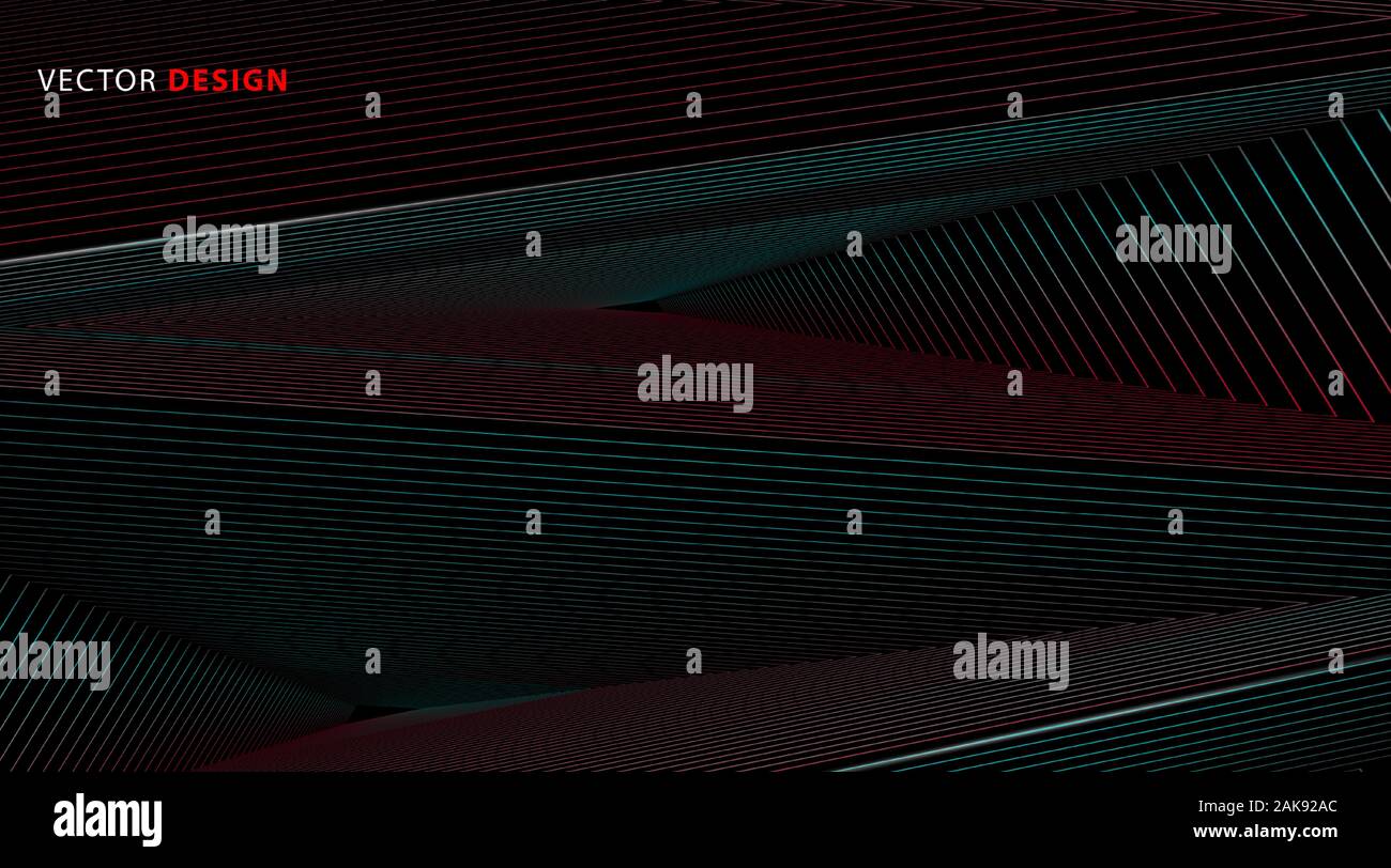 Abstract vector background of geometric and radiant lines. New texture ...