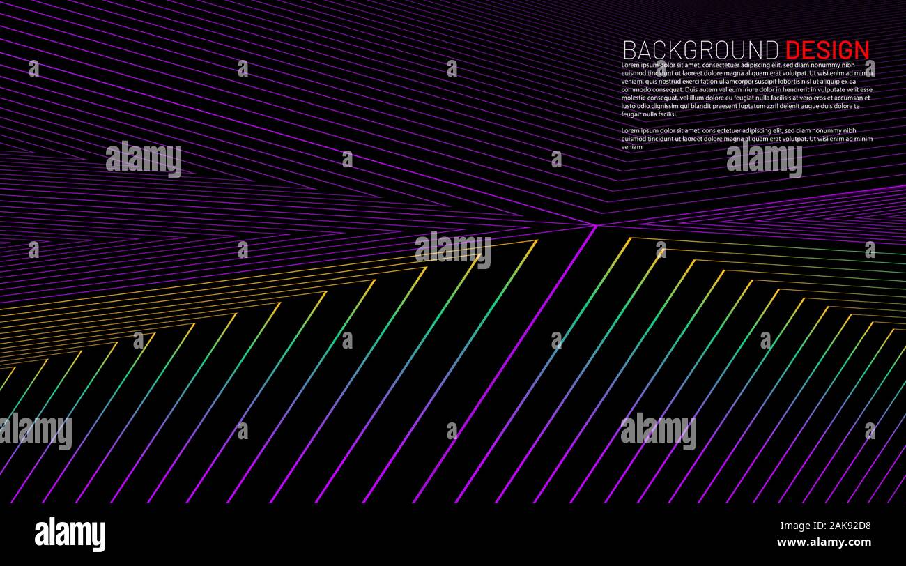 Abstract vector background of geometric and radiant lines. New texture ...