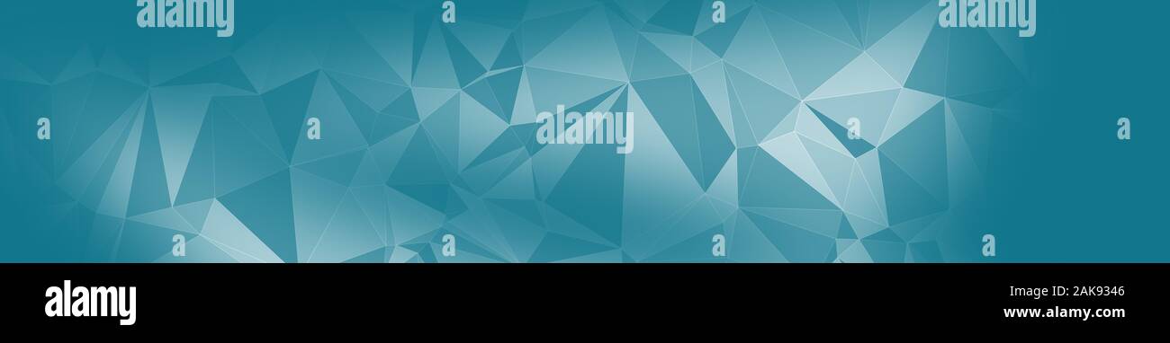 Abstract long web banner design, connected shapers lines illustration ...