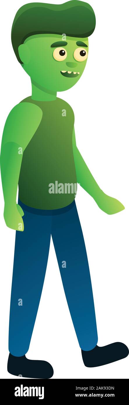 Walking zombie icon. Cartoon of walking zombie vector icon for web ...